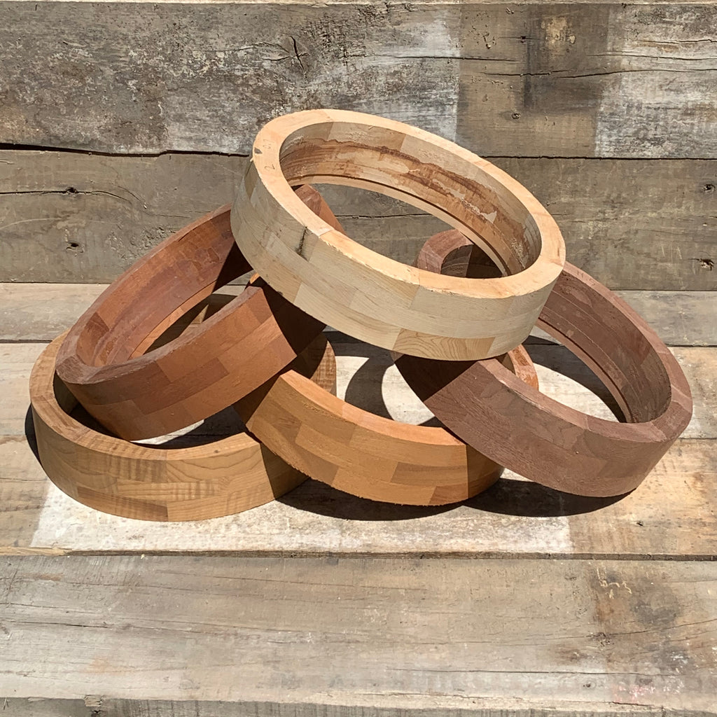 Wood Rim, Block, Fitted for One-Piece Flange & Tone Ring *Use Drop-Dow ...